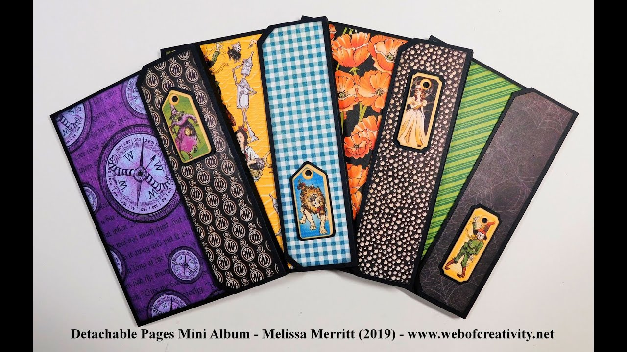 Detachable Pages Mini Album - Decorated/Embellished Album - YouTube