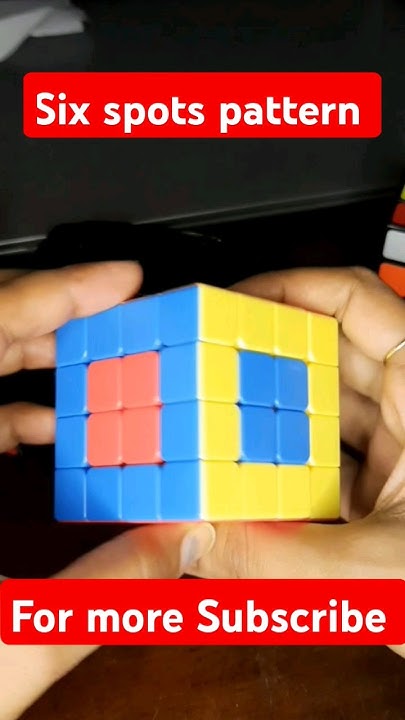 How to make 4×4 cube pattern amazing patterns watch full video #rubicks #cubepattern #viralvideo ...