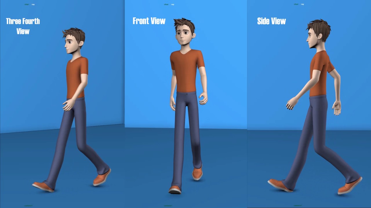 3D Animation | Walk cycle | Demo Reel | 2017 - YouTube