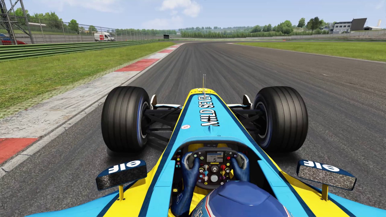 Assetto Corsa // Testing the Renault R22 - Vallelunga - YouTube