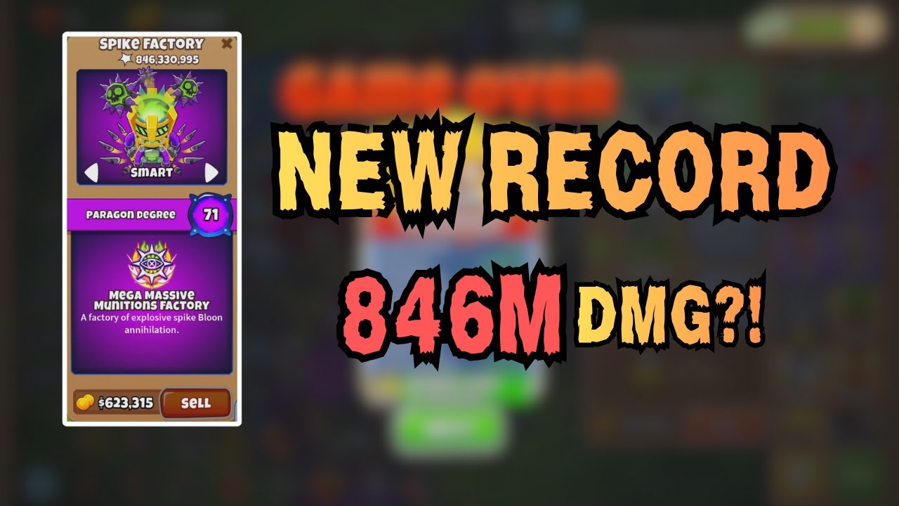 NEW RECORD! 846M Damage with Spike Factory Paragon | Late Game Run ...