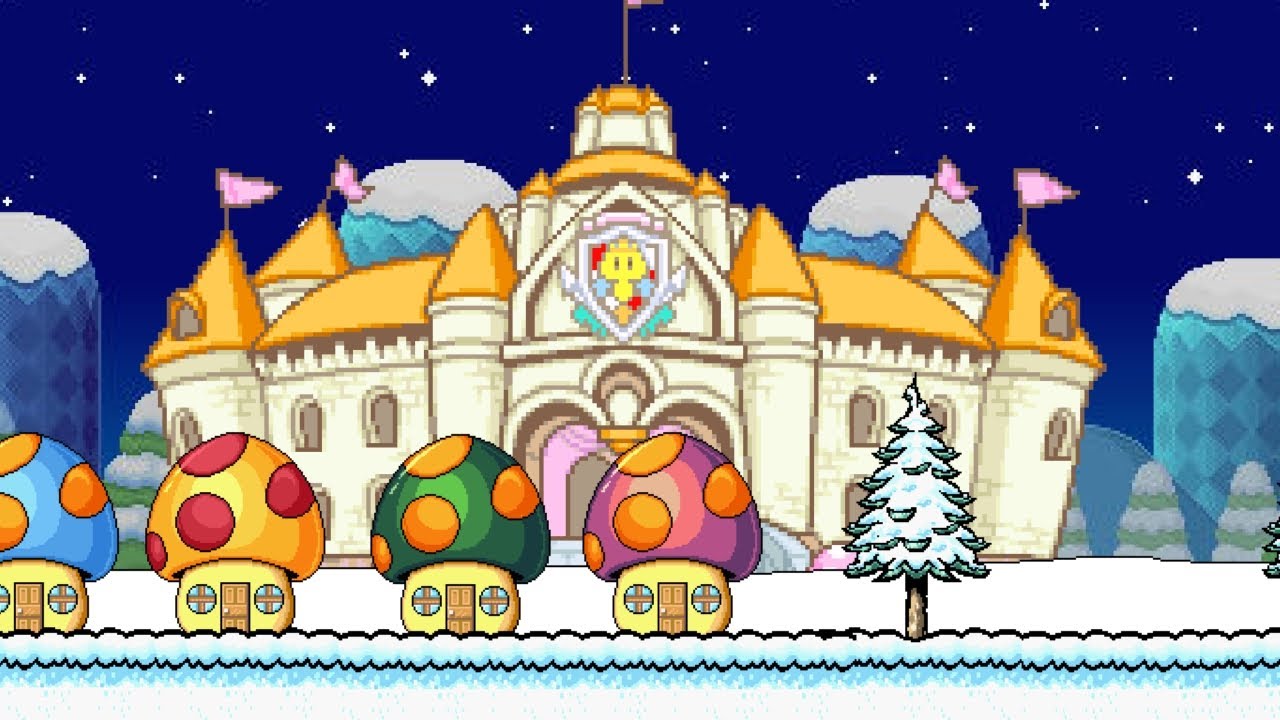 the simple christmas (Mario sprite animation) - YouTube