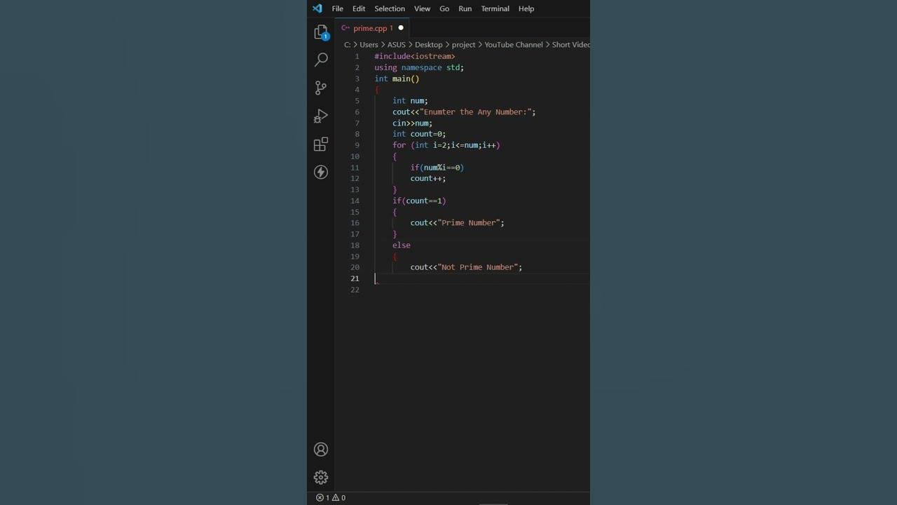 Prime Number In C Cod Coding C Programminglanguage Codingcontest Code