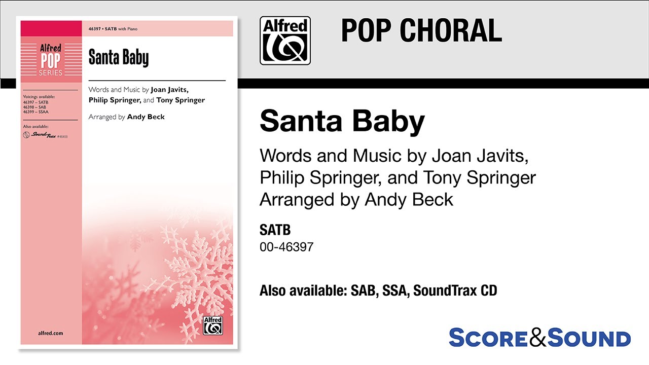 Santa Baby, arr. Andy Beck – Score & Sound - YouTube