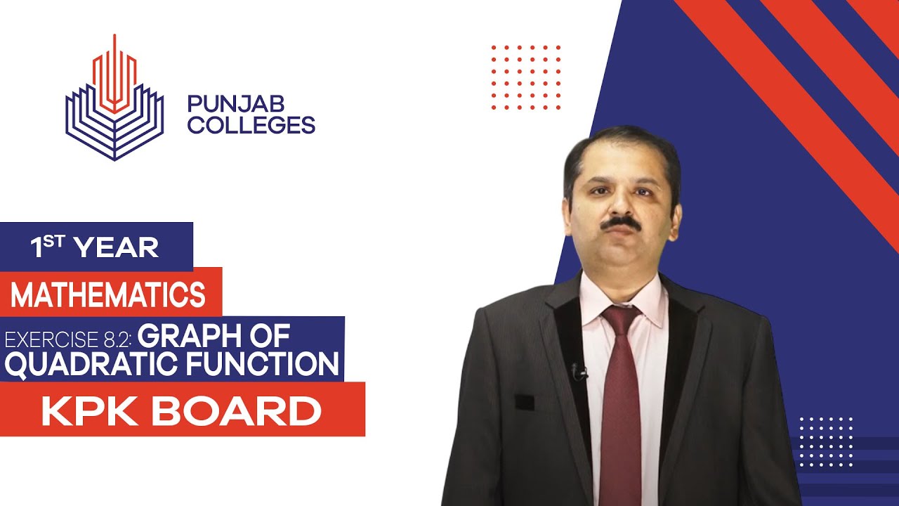 PGC Lectures-Inter Part 1-KPK Board-Mathematics-Chapter 8-Exercise 8.2 ...