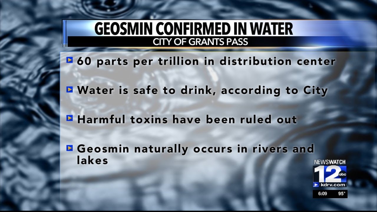 Geosmin confirmed in Grants Pass water - YouTube