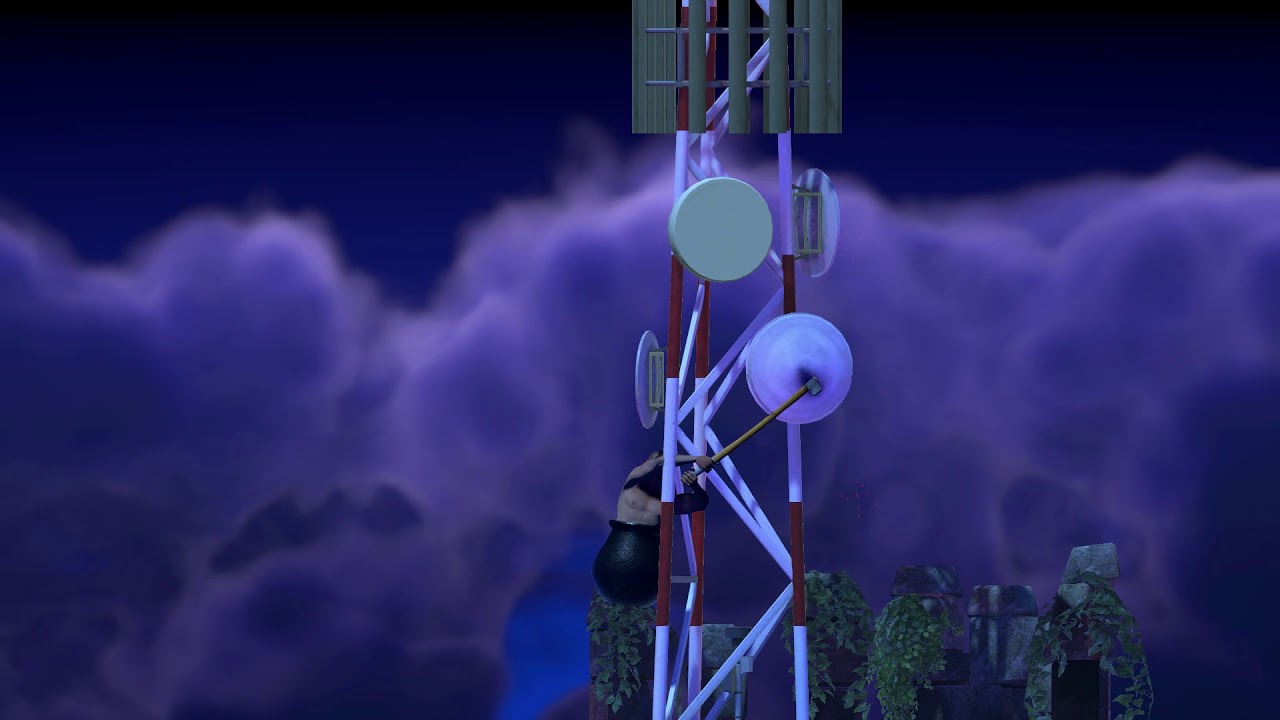 Getting Over It "Bad Ending" - YouTube