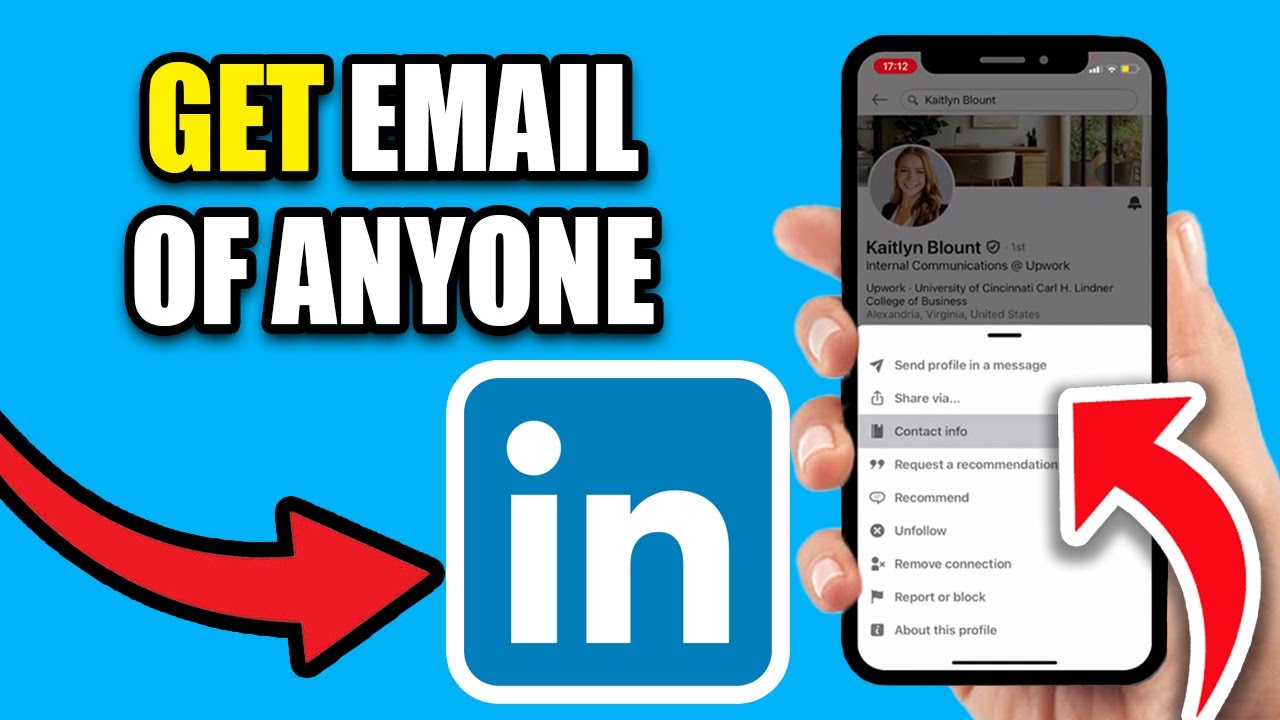 How to Get Email Address of Anyone from LinkedIn - Best Method - YouTube