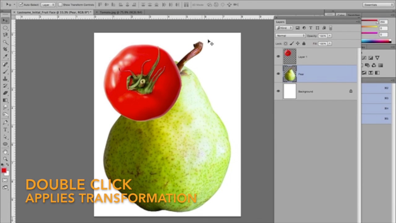 Fruit Face Composite Tutorial - YouTube