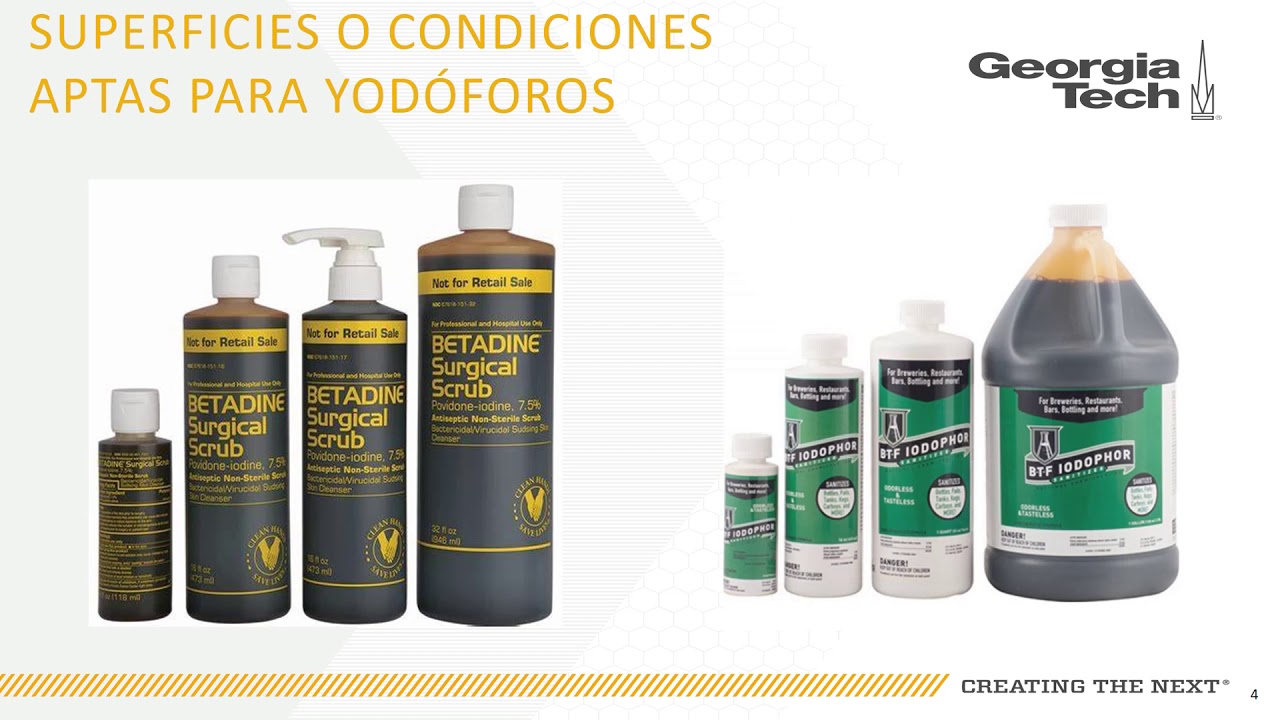 Módulo 5 Yodo o yodóforo - YouTube