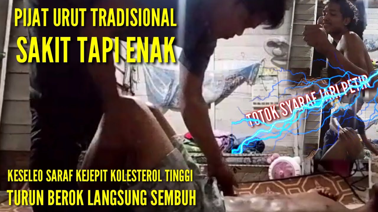 pijat urut Tradisional terbaru, pijat perut turun, totok syaraf jari petir @LemanRohilChannel ...