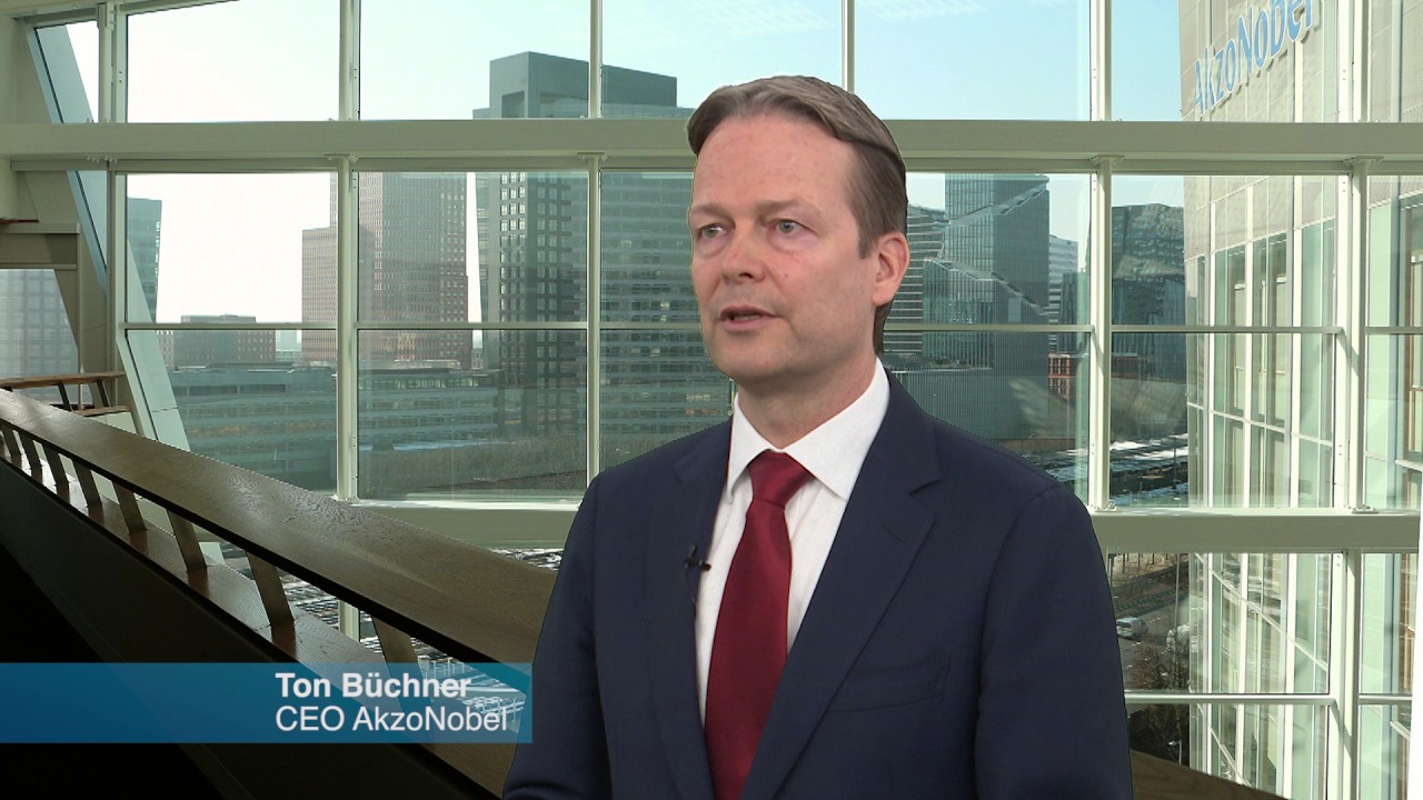 Ton Büchner, CEO of AkzoNobel, answers questions on recent events and ...
