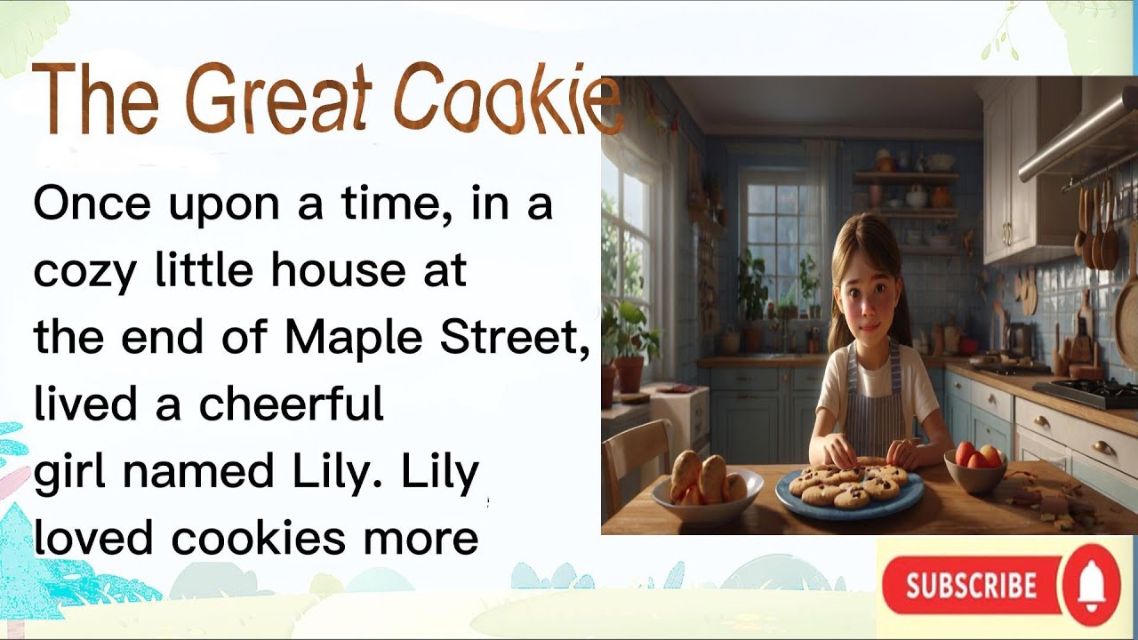 Learn English Through Story // The Great Cookies // Bedtime story - YouTube