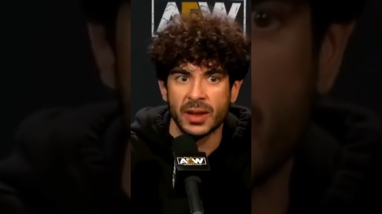 TONY KAHN AEW ALL OUT 2022 PRESSER #shorts - YouTube