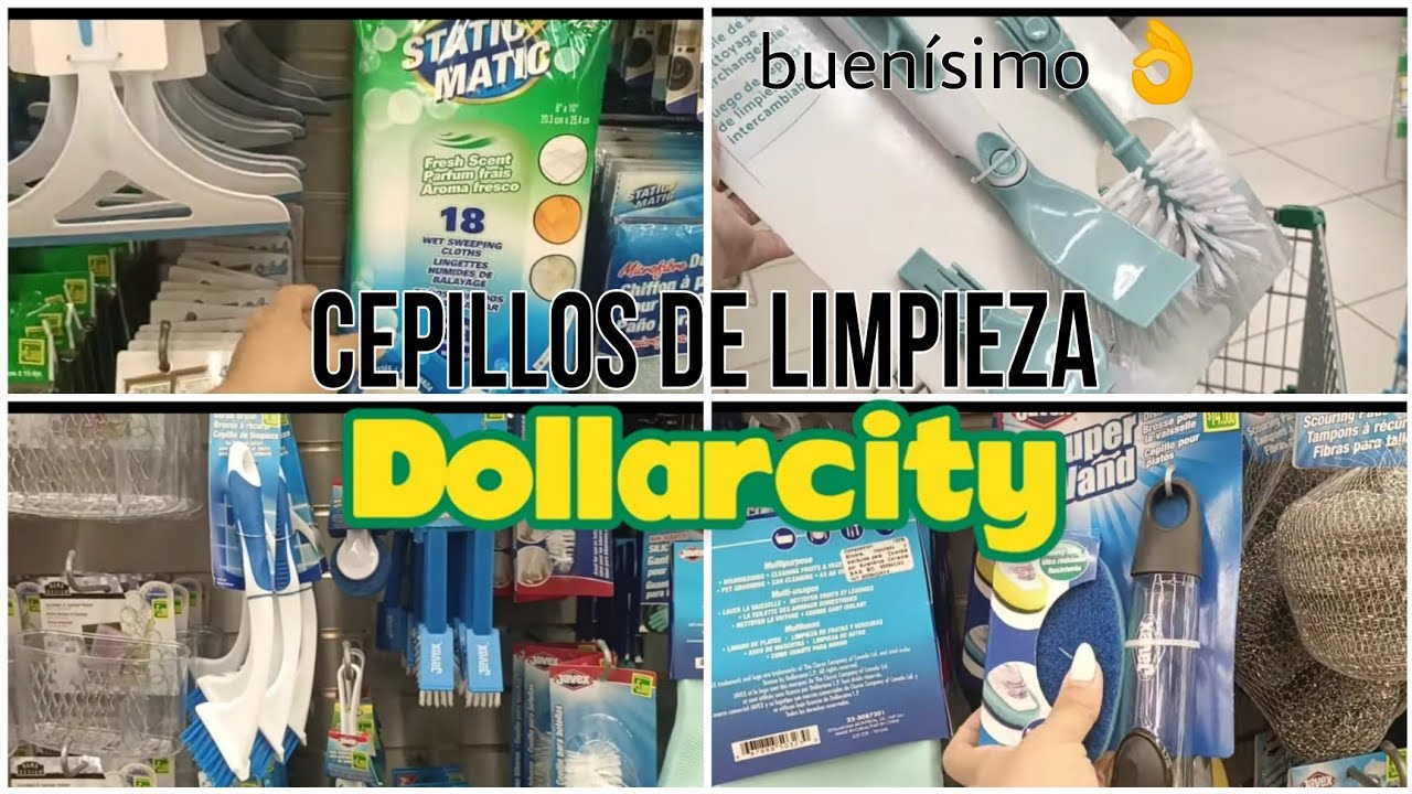 Cepillos de Limpieza en DOLLARCITY || Útiles para limpiar tu hogar 💦🫧🦠 ...