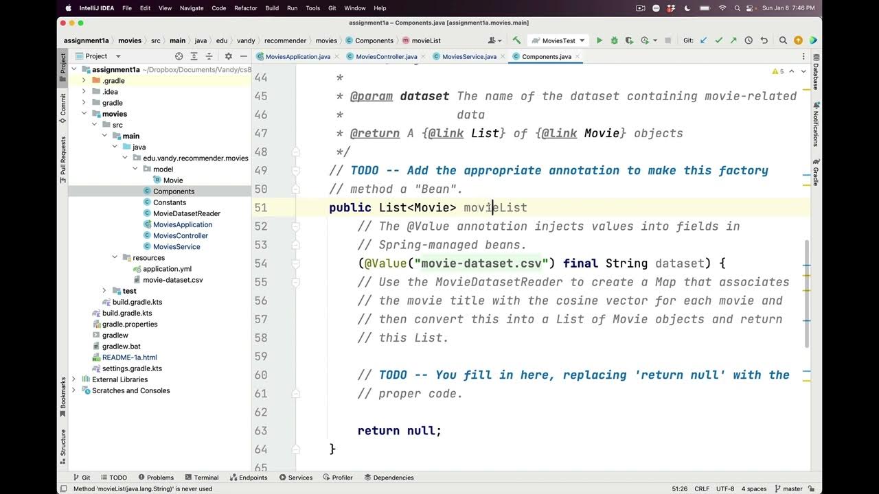 Walkthrough of Assignment 1A for CS 891 - YouTube