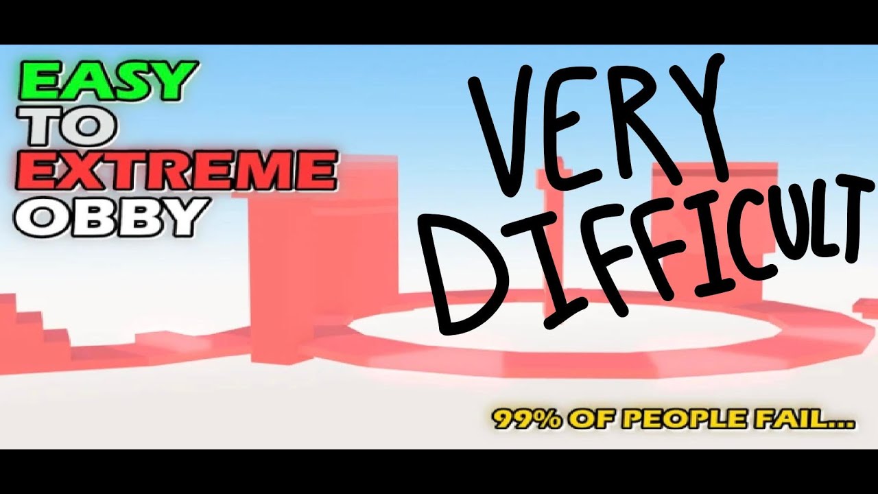 Easy to Extreme Obby - Roblox - YouTube