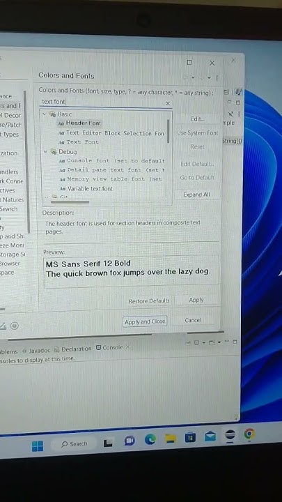 How to change font size in eclipse #eclipse #java #javaprogramming # ...