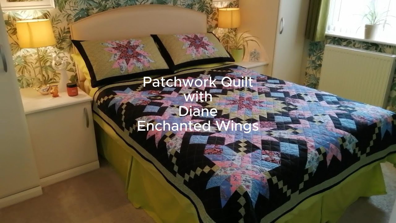 Patchwork Quilt with Diane - Enchanted Wings 3 - YouTube