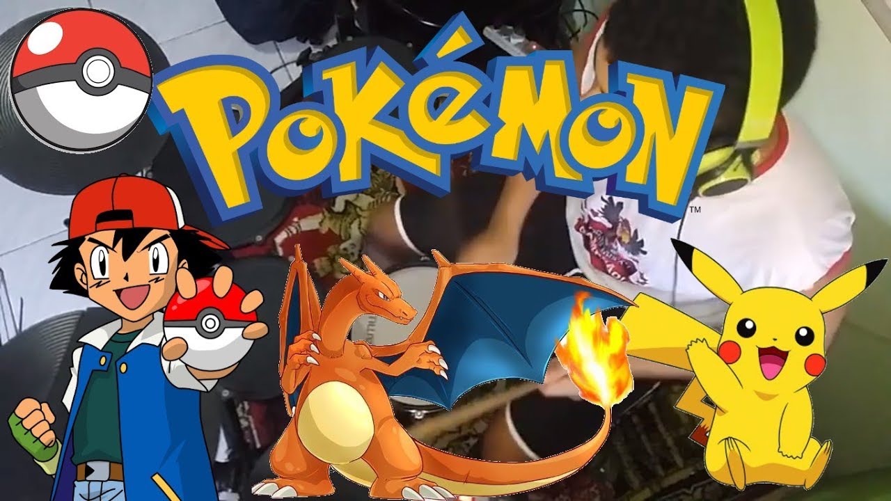 Abertura Da Musica Tema Pokémon - Cover Bateria - YouTube