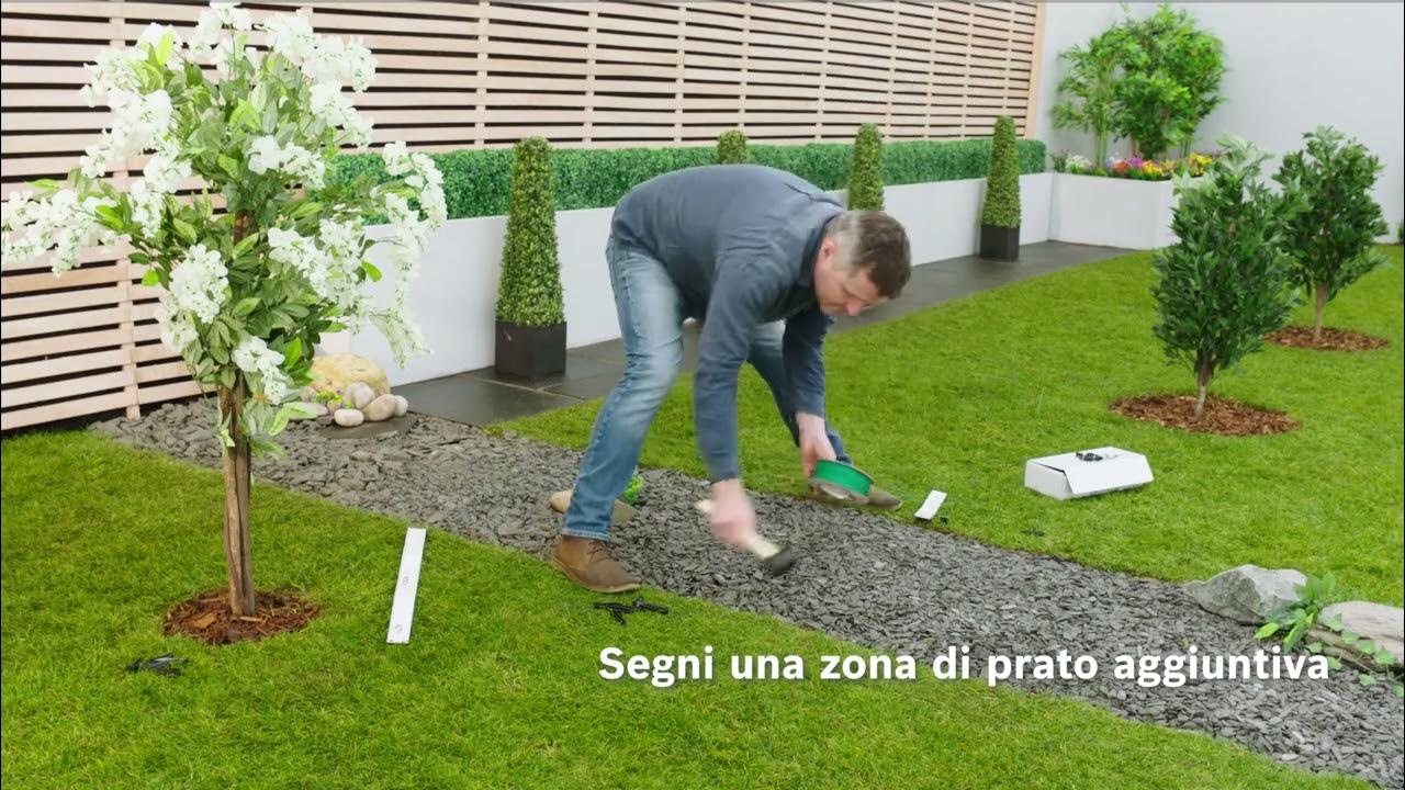 Bosch Indego video sull'installazione. Step 5: Disposizione del filo perimetrale. - YouTube