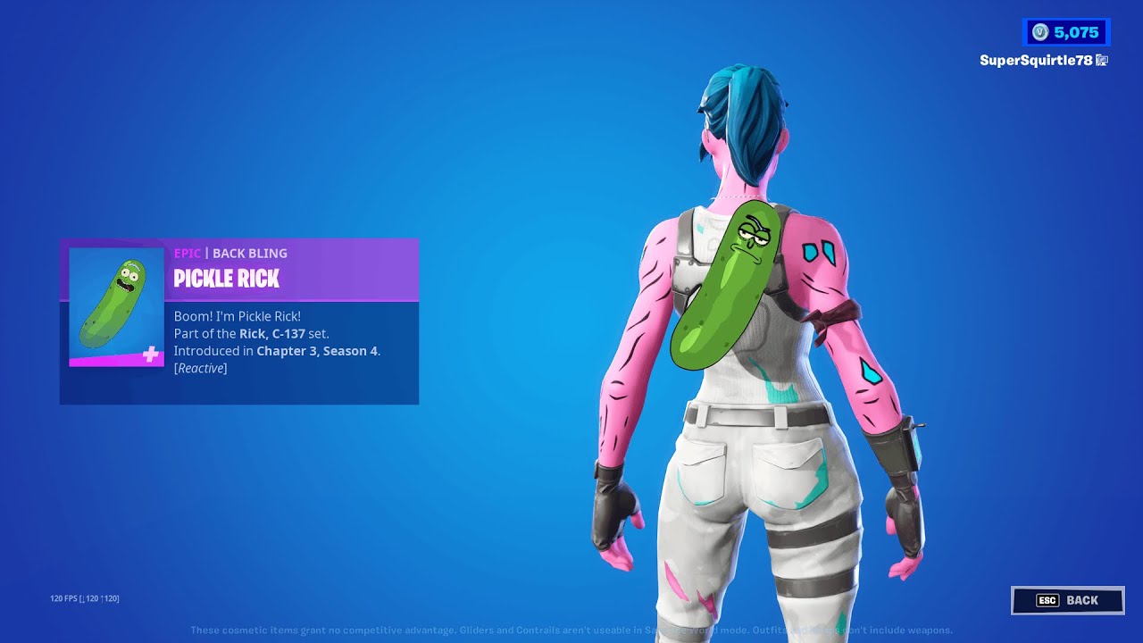 HOW TO GET THE *FREE* PICKLE RICK BACKBLING ON FORTNITE! - YouTube