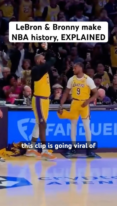 Lakers vs Timberwolves: LeBron James & Bronny James make NBA history as the first father-son duo ...