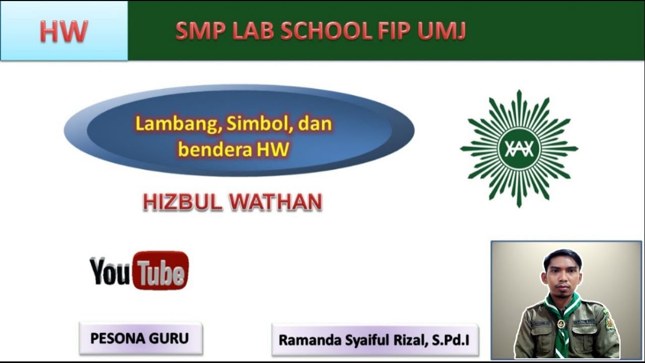 Materi Lambang, simbol dan Bendera Hizbul Wathan || SMP LAB SCHOOL FIP ...
