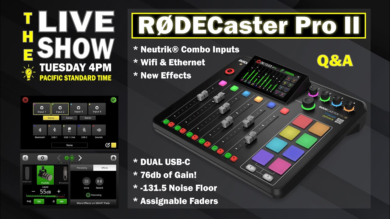 RØDECaster Pro II Live for Streamers "Dream Tool " YES or NO? - YouTube
