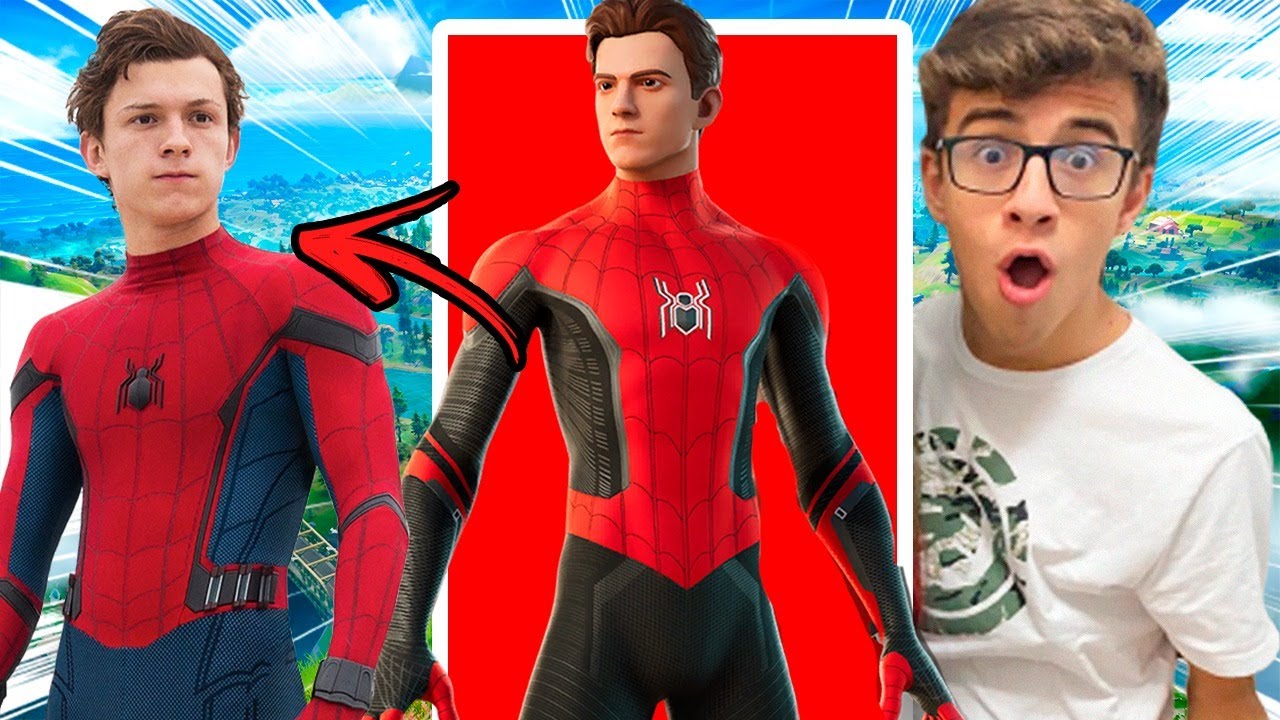 JOGUEI COM O HOMEM ARANHA DO TOM HOLLAND NO FORTNITE - (NO WAY HOME ...