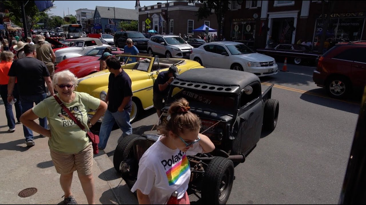 10th Annual Saco Main Street Classic Car Show 2019 - YouTube