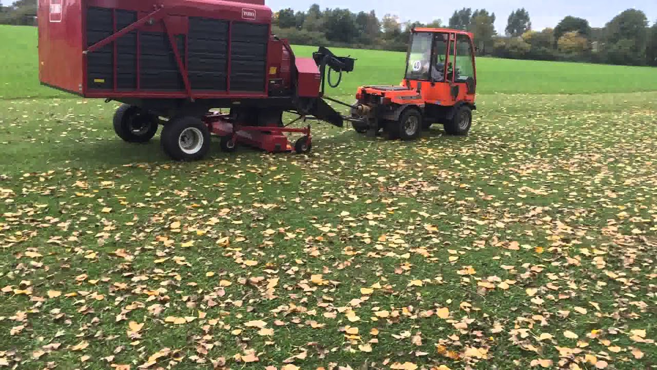 TORO VERSA VAC HYDRAULISCHER LAUBSAMMLER LAUBSAUGER ANHÄNGER GROSSES ...