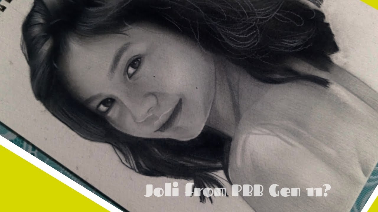 Joli Alferez PBB Gen 11 - Graphite and Charcoal Drawing - YouTube