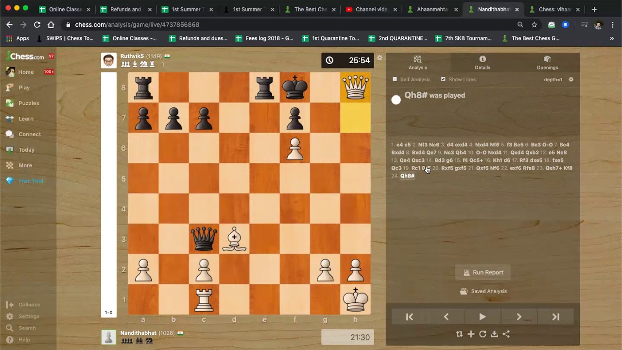 Round 2 Highlights - Beautiful checkmates and a smart draw - 1st Summer ...