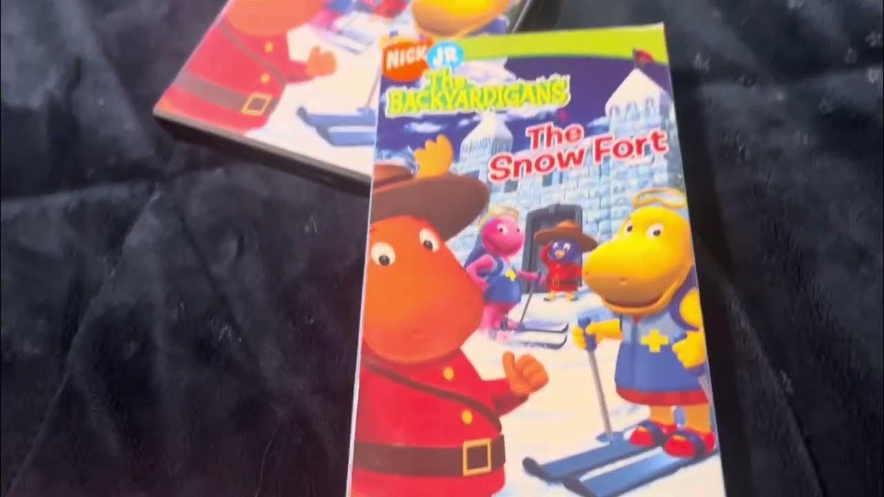 Comparison Video #33: The Backyardigans: The Snow Fort 2005 VHS & DVD - YouTube