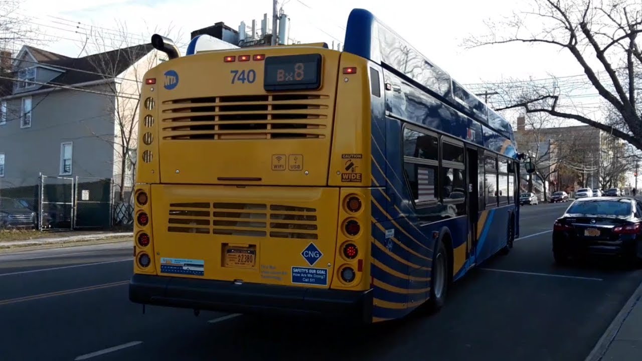 On-Board: 2017 New Flyer XN40 "Xcelsior" CNG Low Floor [740] Bx8 bus ...