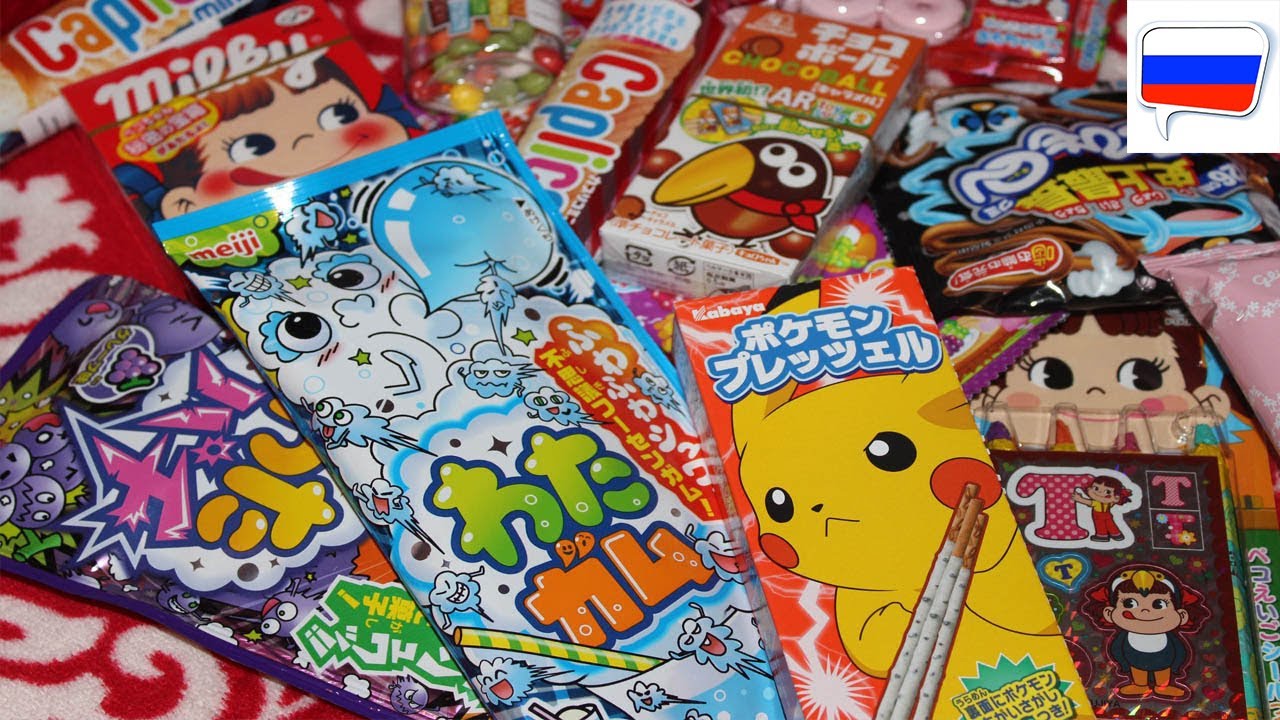 Trying Asian snacks (Beginner Russian Comprehensible Input) - YouTube