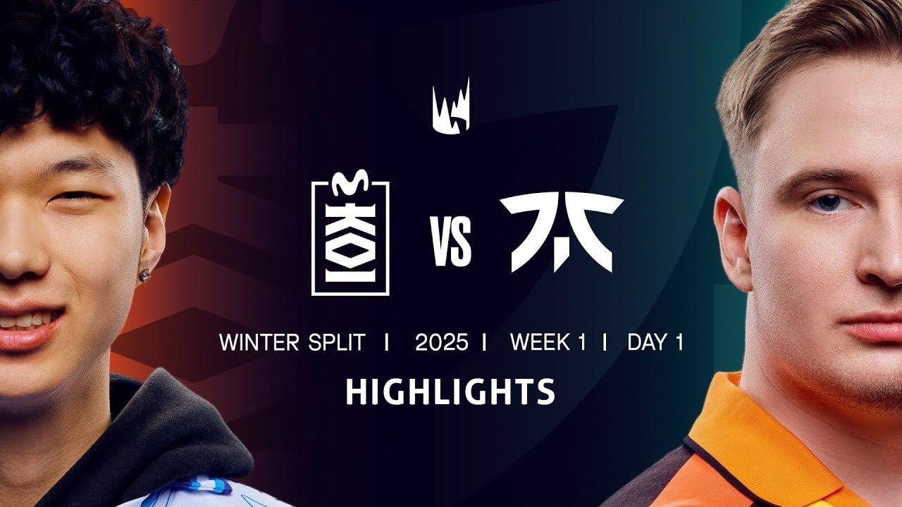 💥 MDK vs FNC Highlights | LEC Winter Playoffs 2025 BO1 W1D1 🔥 - YouTube