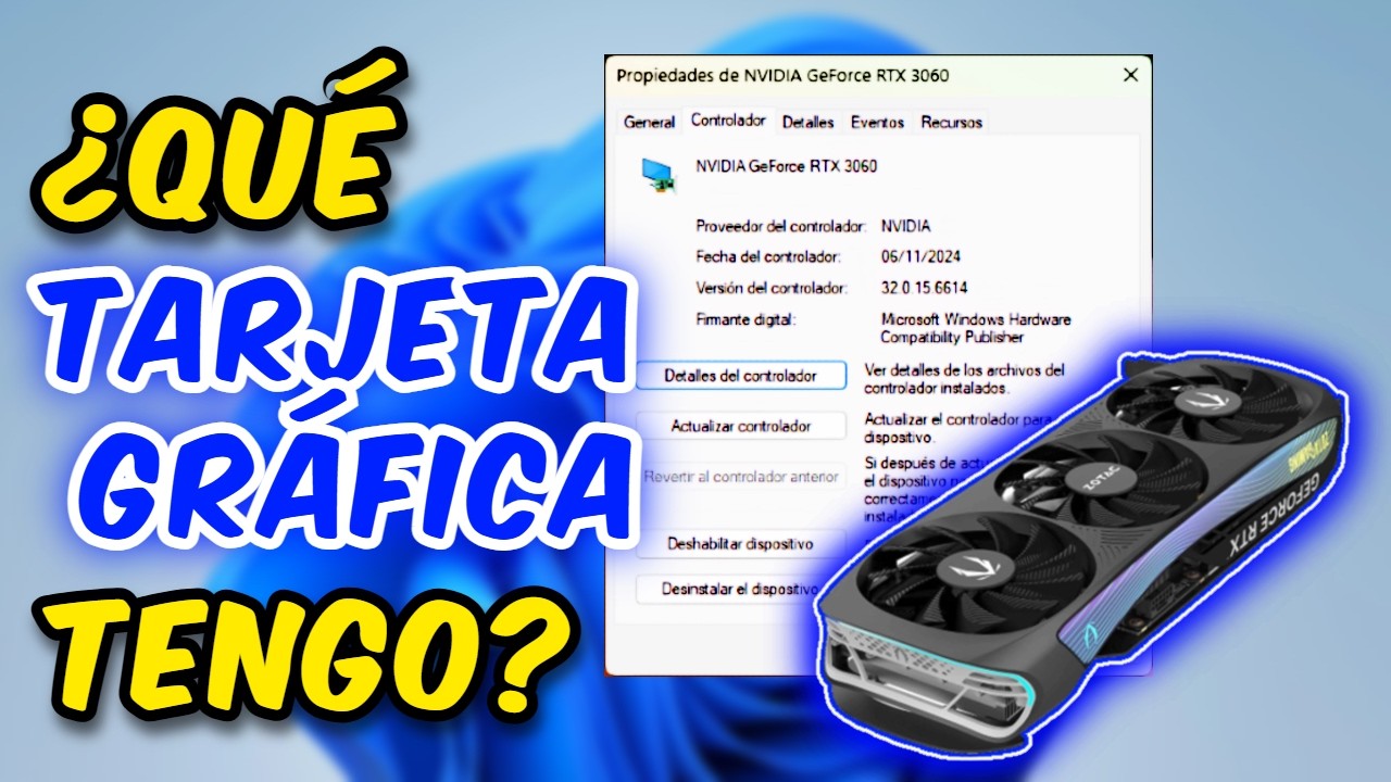 Cómo Saber Qué Tarjeta Gráfica Tiene tu PC en Windows 10 y 11 - YouTube