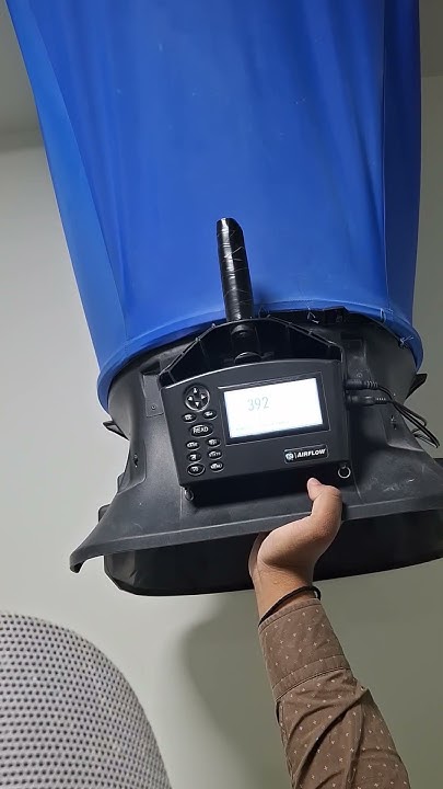 How to measure Air flow of Diffuser Through duct hood method - YouTube