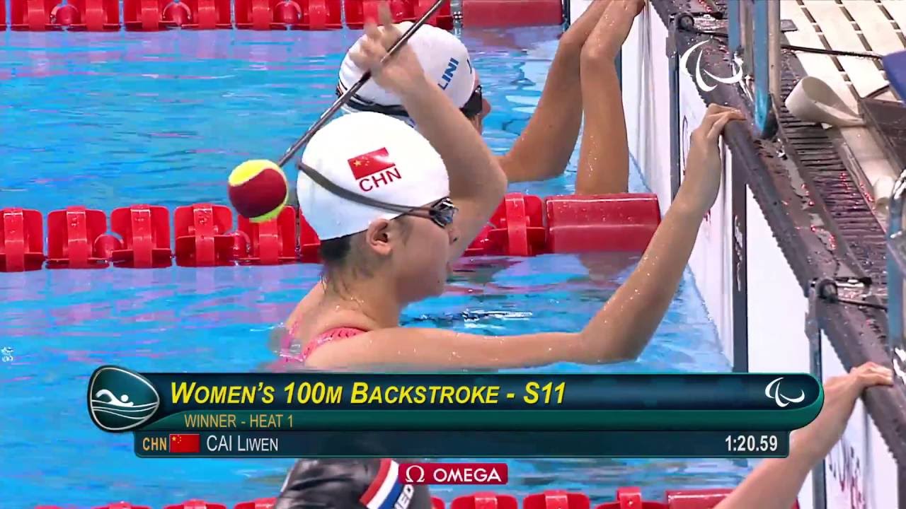 Swimming | Women's 100m Backstroke S11 Heat 1 | Rio 2016 Paralympic ...