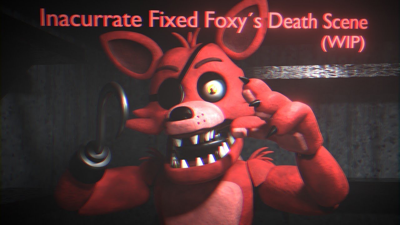 (My First Blender Animation) (WIP) (Test) Inaccurate Fixed Foxy´s Death ...
