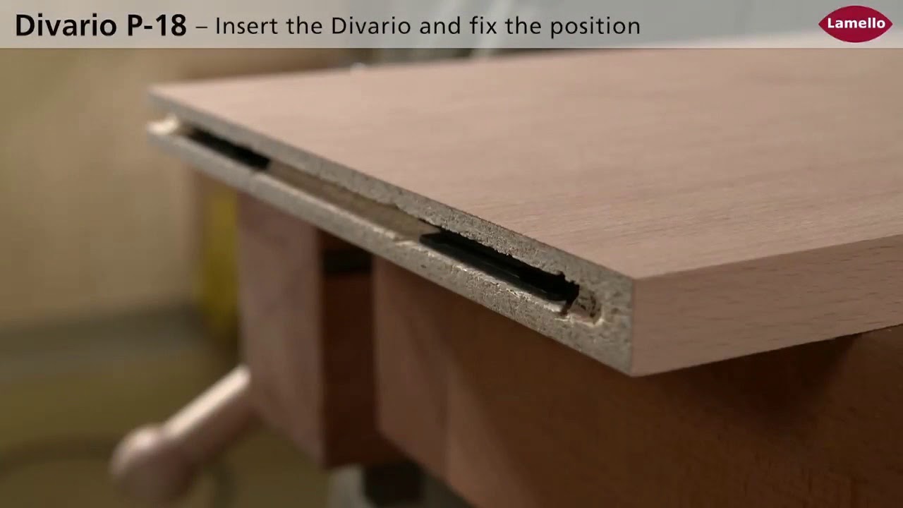 Lamello Divario P-18 - Installation - YouTube