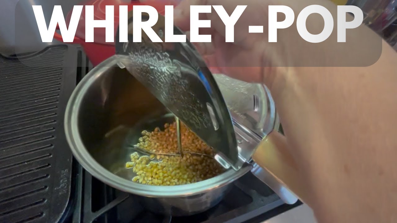 Original Whirley-Pop Popcorn Popper Kit Review - YouTube