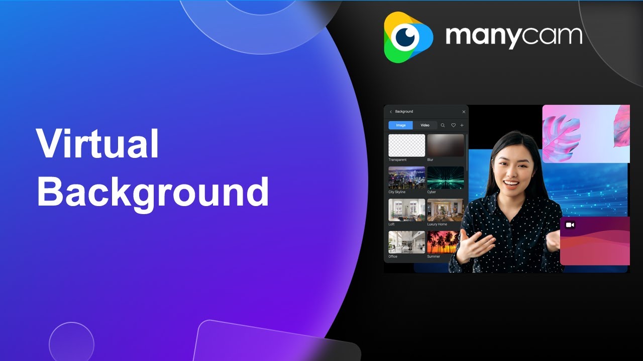 How to use Virtual Background with ManyCam - YouTube