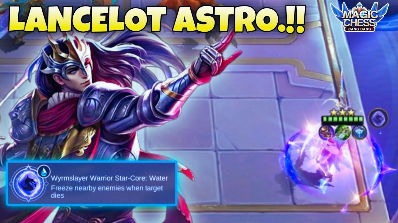 COMMANDER CHOU SKILL 1- LANCELOT ASTRO POWER COMBO MAGIC CHESS - YouTube