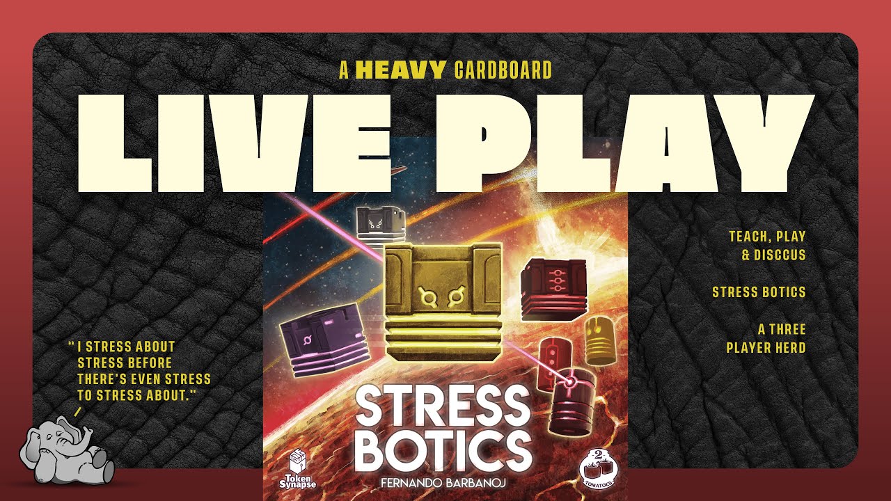 Stress Botics - 3p Teaching, Play-through, & Roundtable Discussion by ...