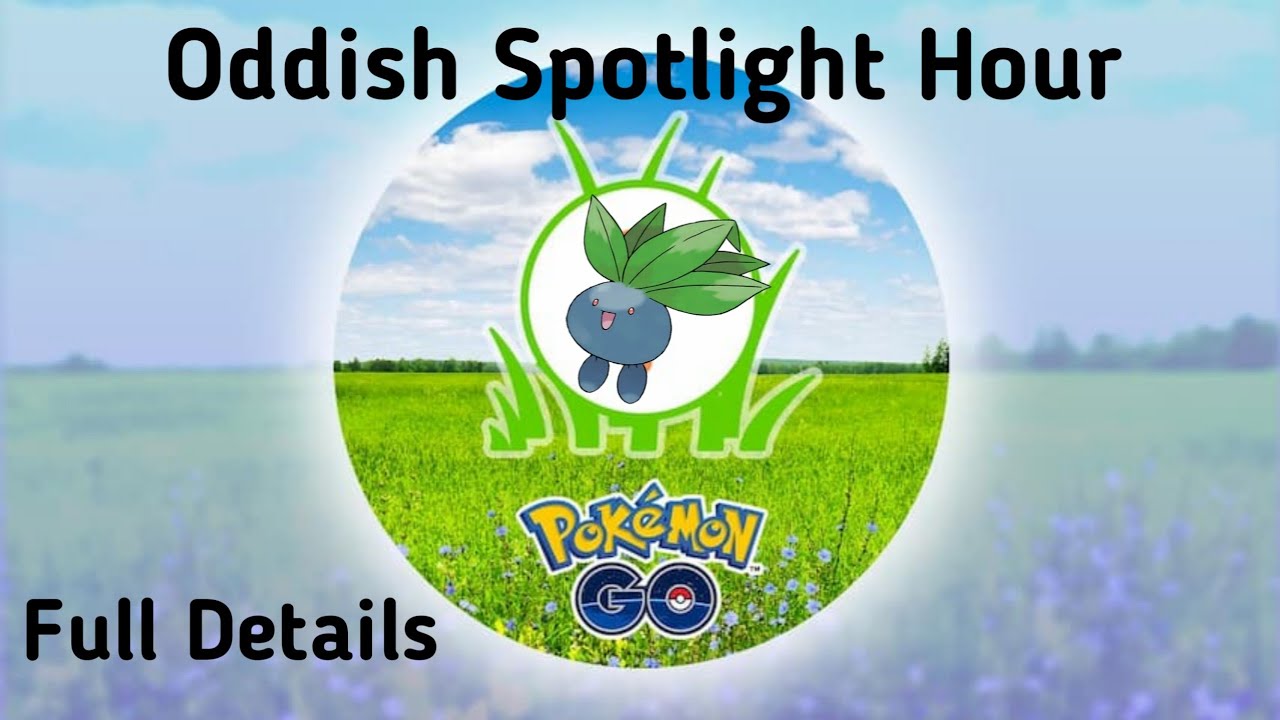 Oddish Spotlight Hour Details / PvP Ranks And Iv's / Pokemon Go - YouTube