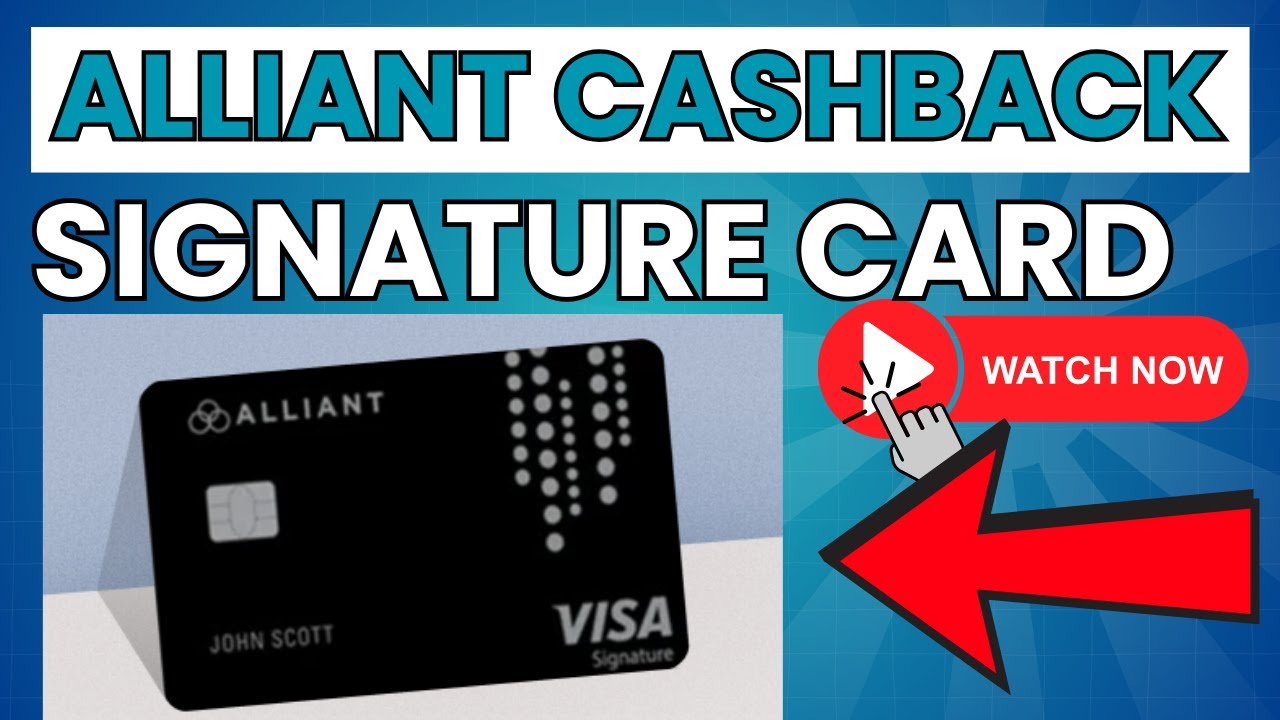 Alliant Cashback Visa® Signature Card ⏬👇 - YouTube
