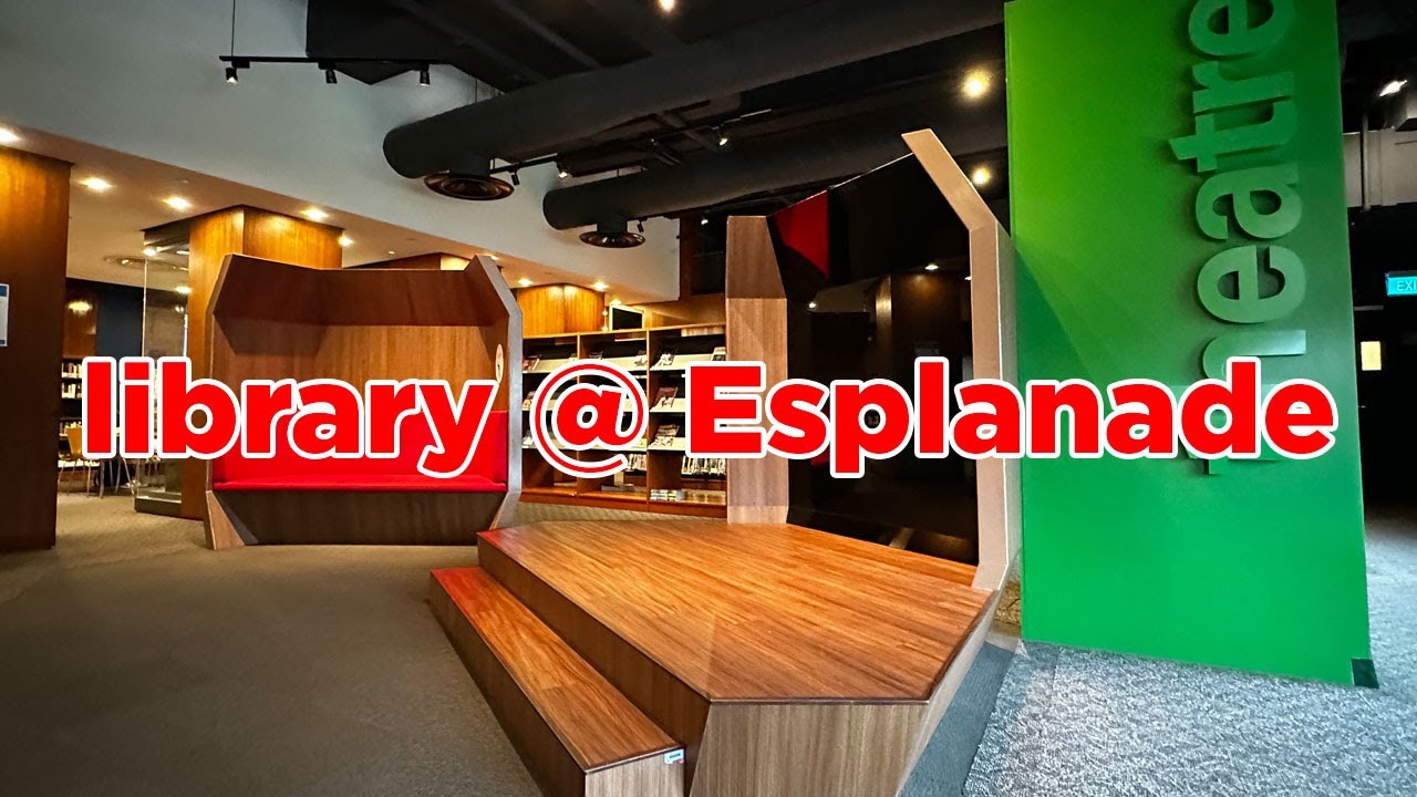 library @ Esplanade || Walking Singapore - YouTube